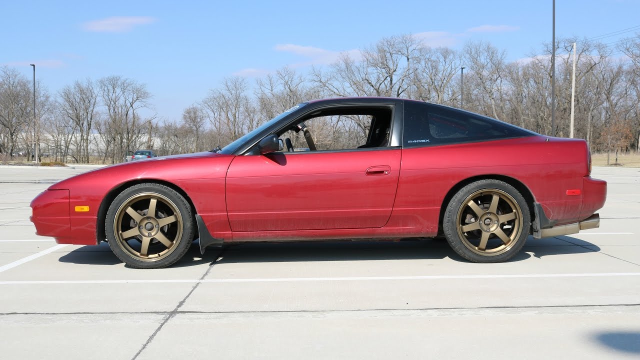 240SX gets Volk TE37 Wheels - Steelies No More! - YouTube