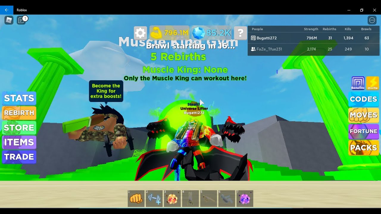 New update in muscle legends explained - YouTube