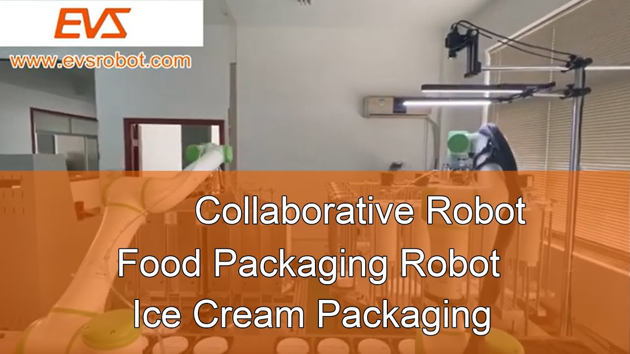 Collaborative Robot |Food Packaging Robot| Ice Cream Packaging - YouTube