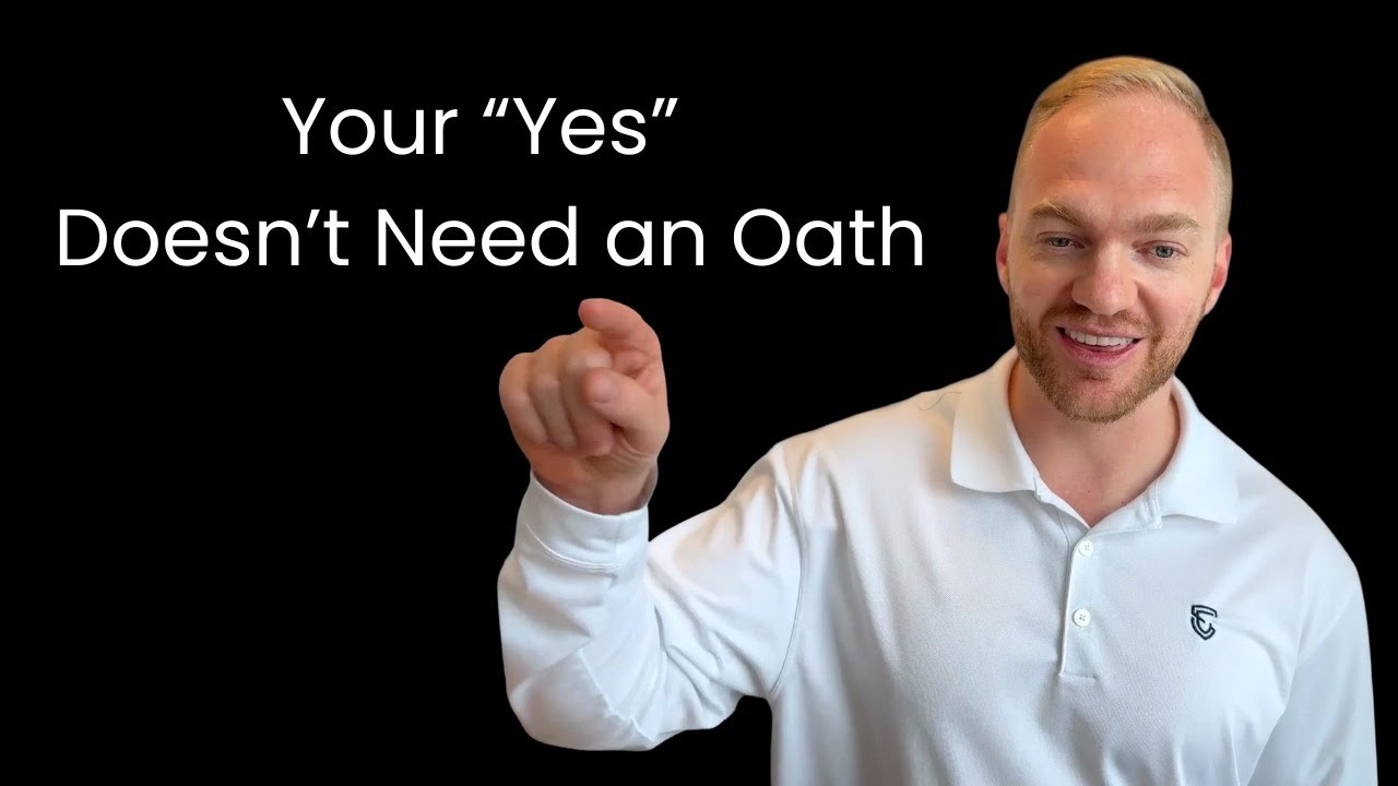 Why Jesus Does Not Let Us Take (any) Oaths - Zach Johnson - YouTube