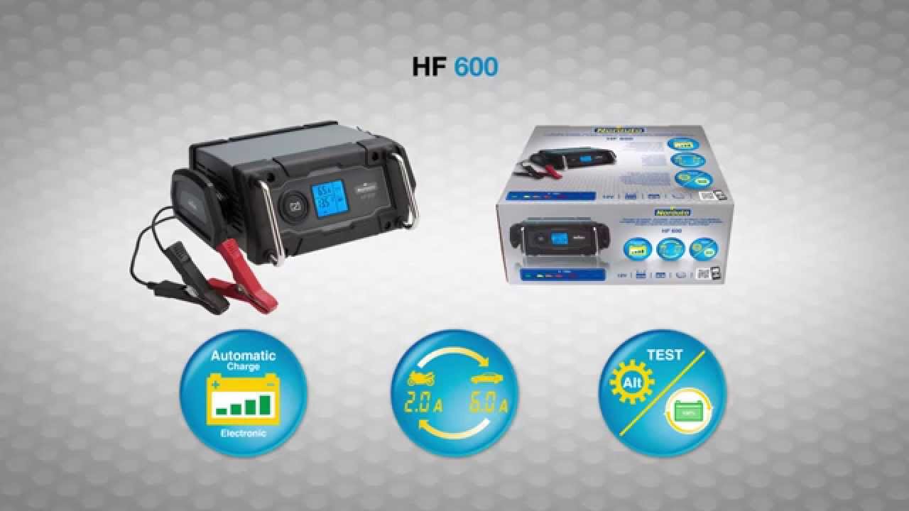 Norauto - Caricabatterie HF600 - YouTube
