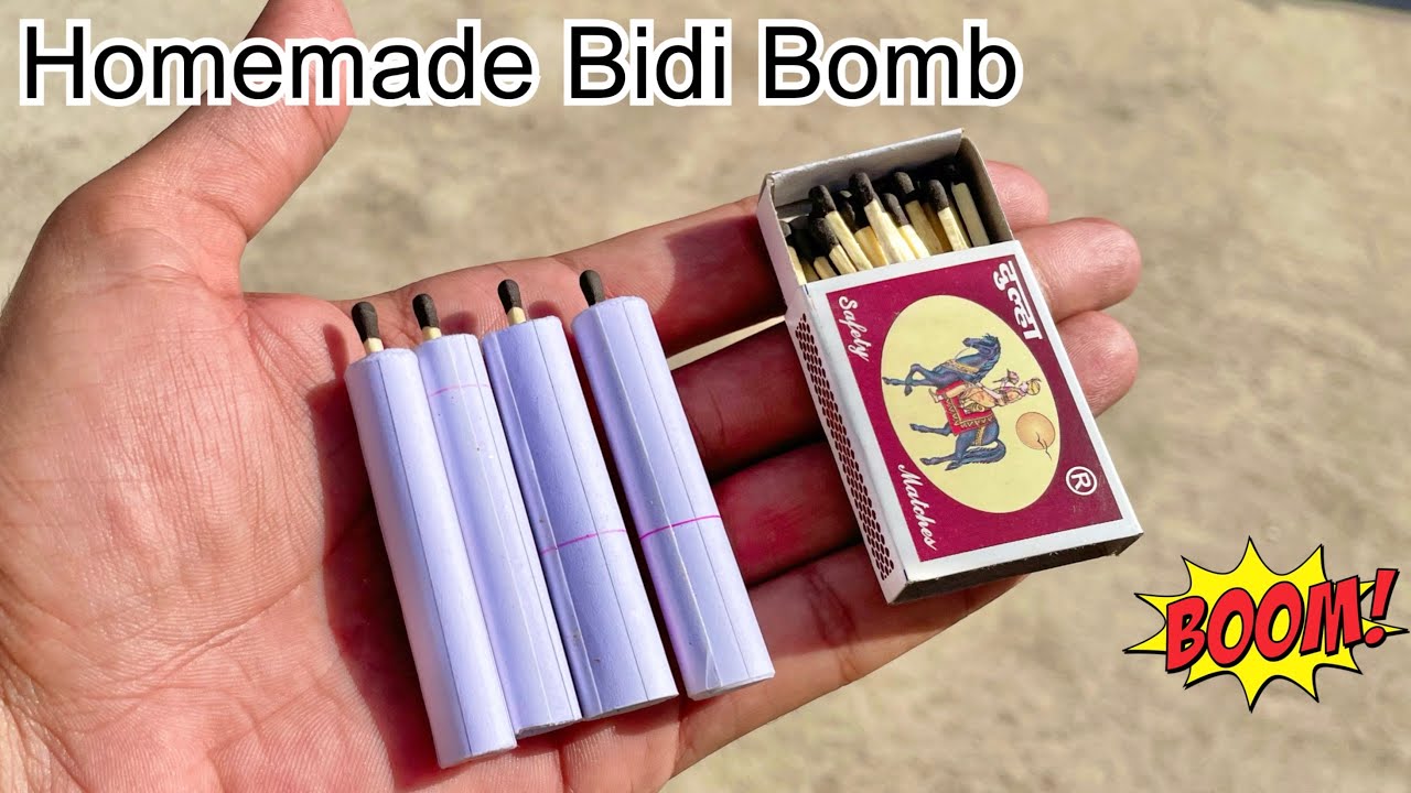 सिर्फ़ 1 रुपये में बीड़ी बॉम्ब बनाओ - How To Make Bidi Bomb - How To ...