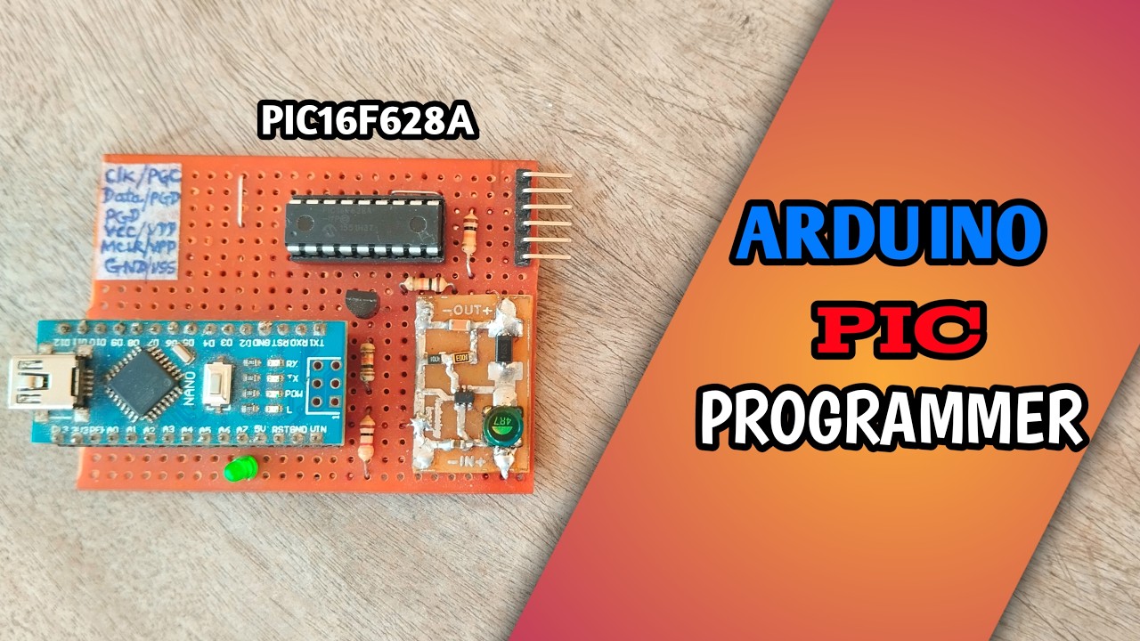 How to make an Arduino PIC Programmer | PIC Microcontroller ...