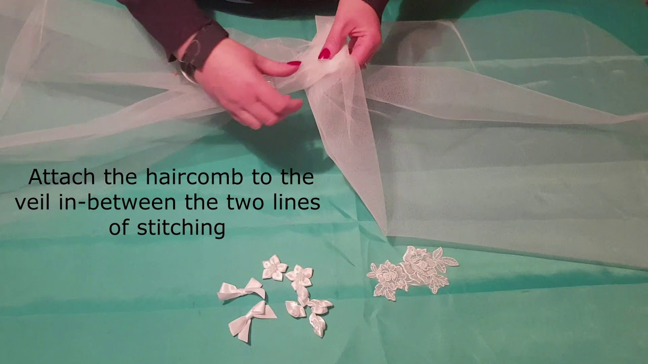 How To Make A Veil - YouTube