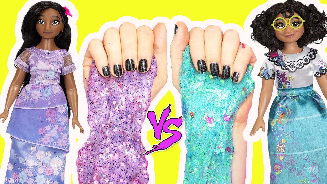 Disney Encanto Mirabel and Isabella DIY SLIME Tutorial! - YouTube