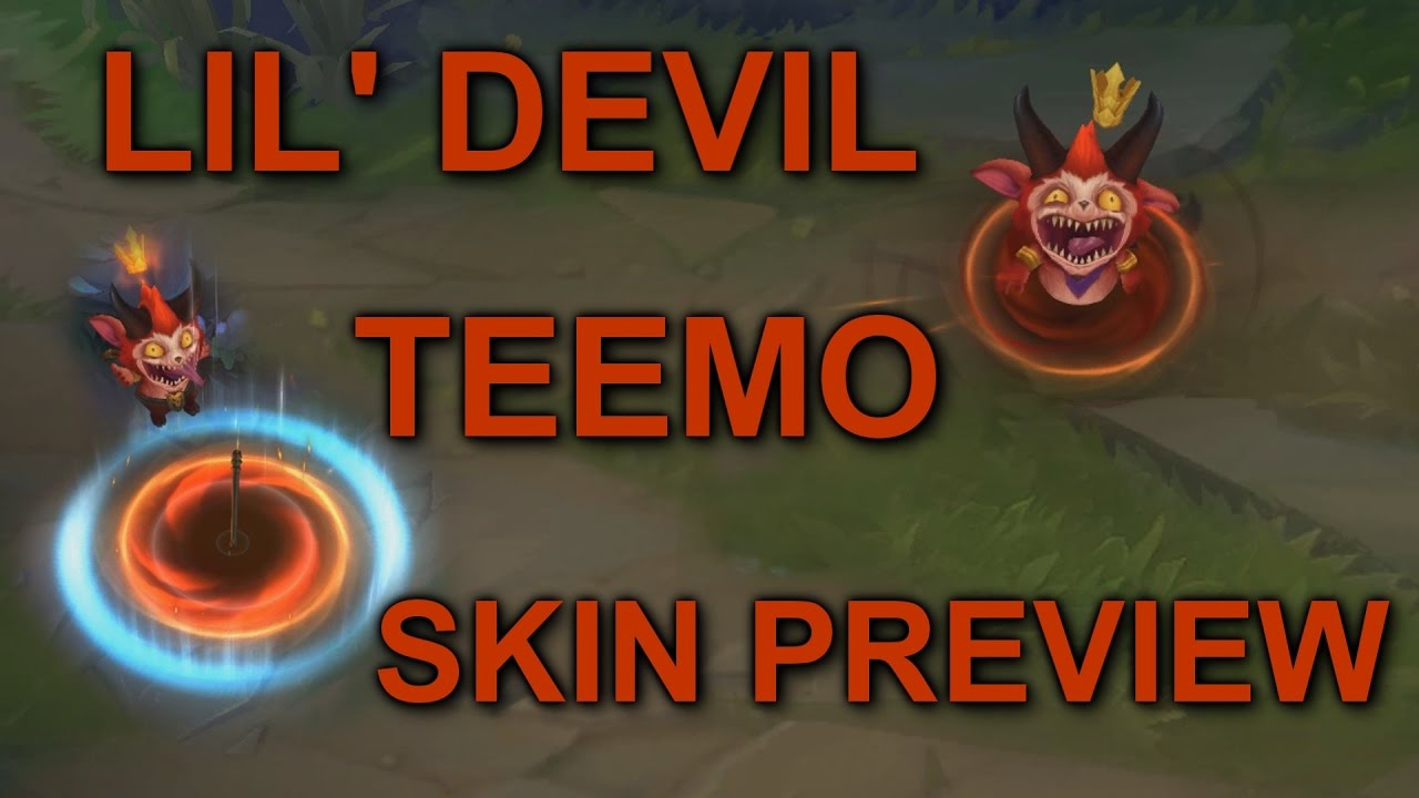Lil' Devil Teemo - Skin Preview - League of Legends - YouTube