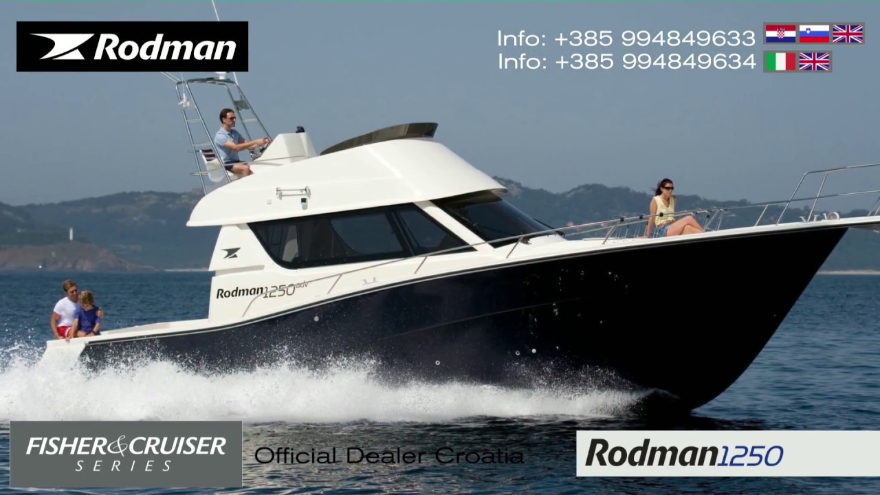 RODMAN 1250 FISHER - MASTER NAUTIKA - OFFICIAL DEALER CROATIA - YouTube