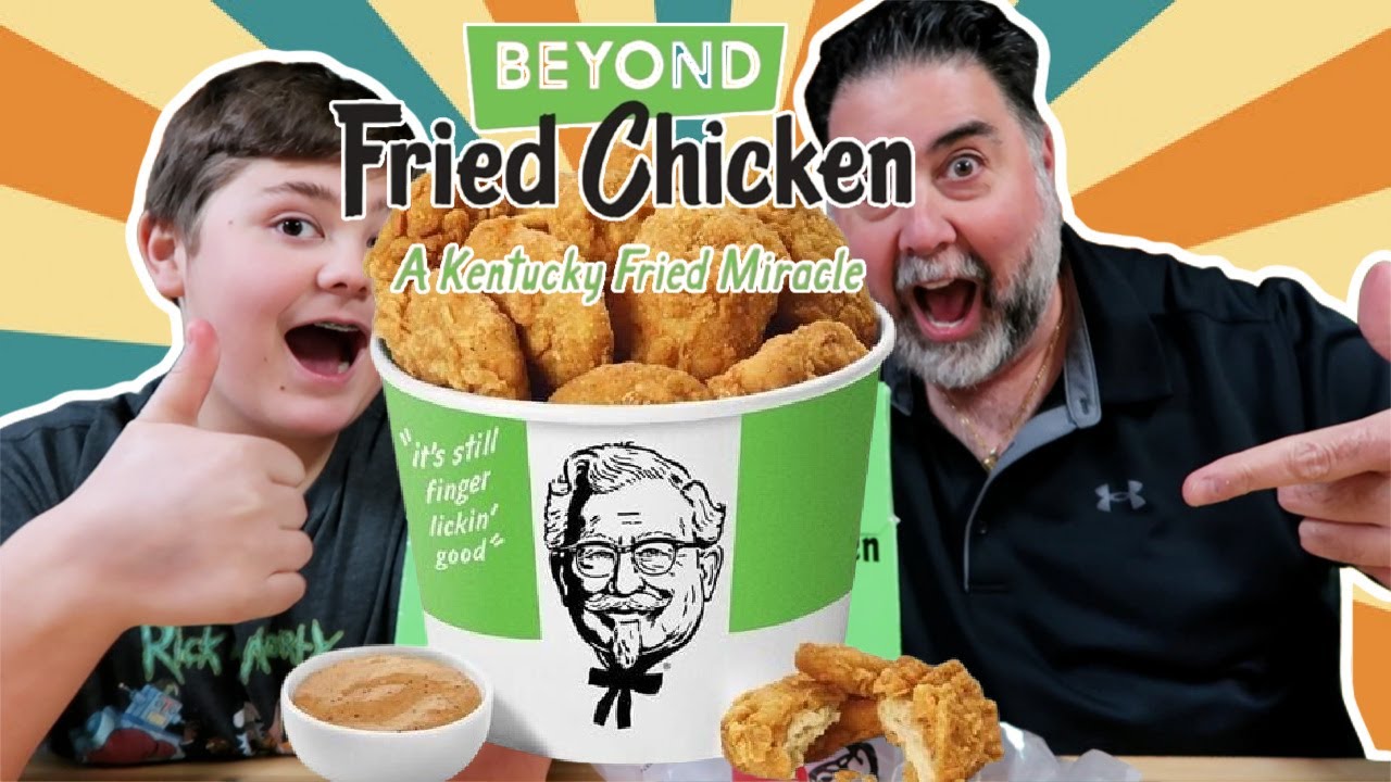 NEW KFC BEYOND FRIED CHICKEN REVIEW | HOW REAL DOES THIS TASTE? | Chris ...