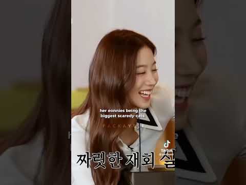 Maknae vs Her Unni being Biggest Scary Cats🥰 #lesserafim #eunchae #yutubeshorts #short