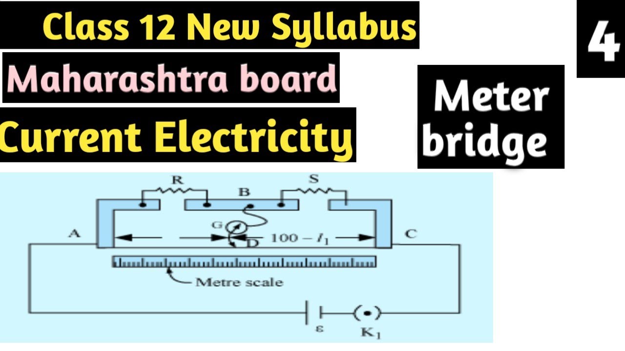 Meter bridge| Wheatstone meter bridge| Current electricity| Class 12 ...