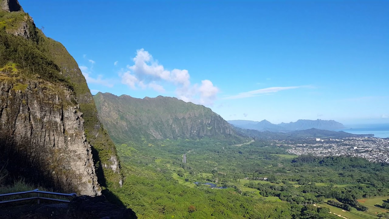 Pali Lookout Views! - YouTube