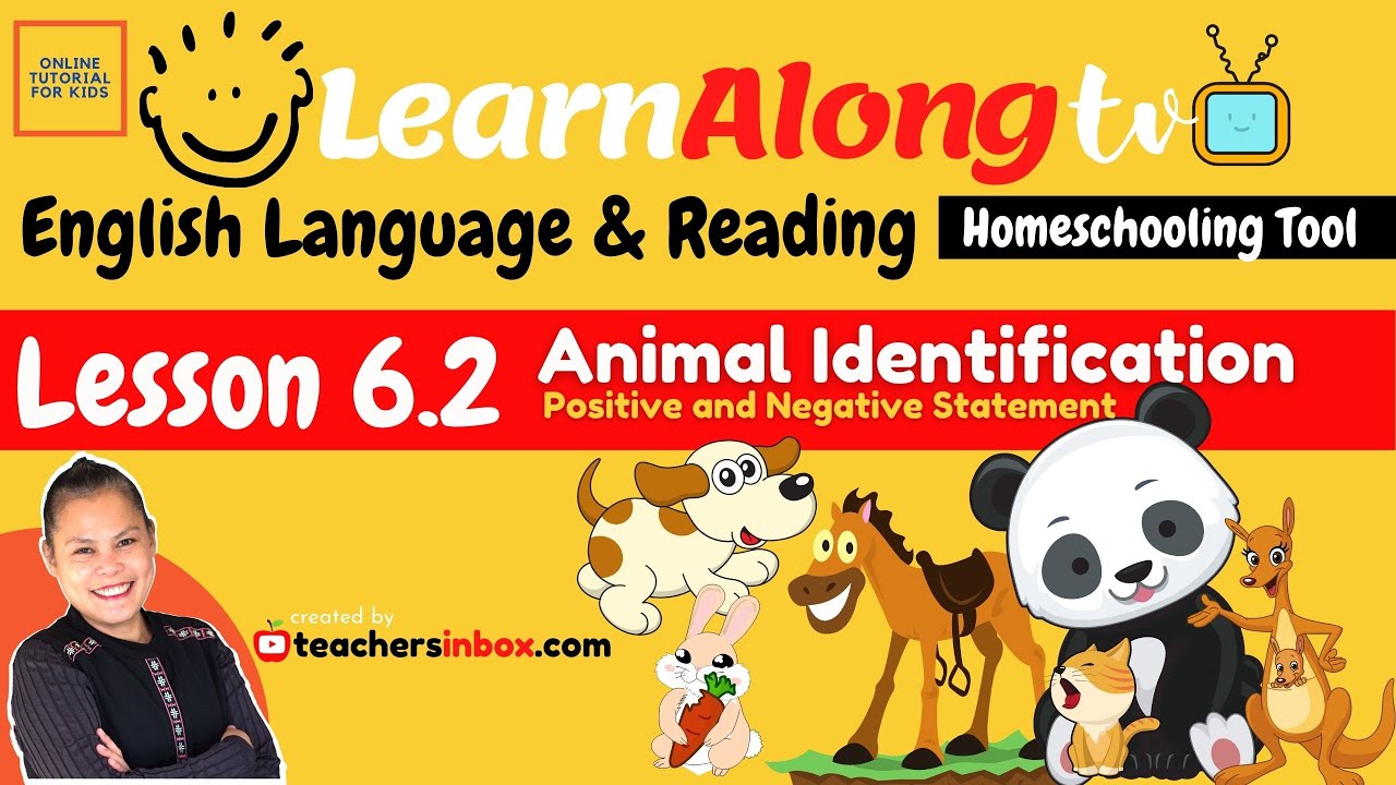 Learn Along: English Language and Reading Tutorial for Kids Lesson 6.2 ...