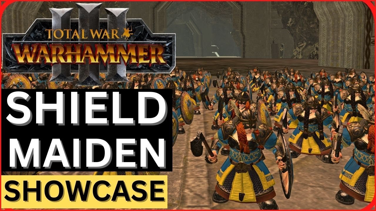 FEMALE DWARF WARRIORS:TOTAL WAR WARHAMMER 3 MOD - YouTube