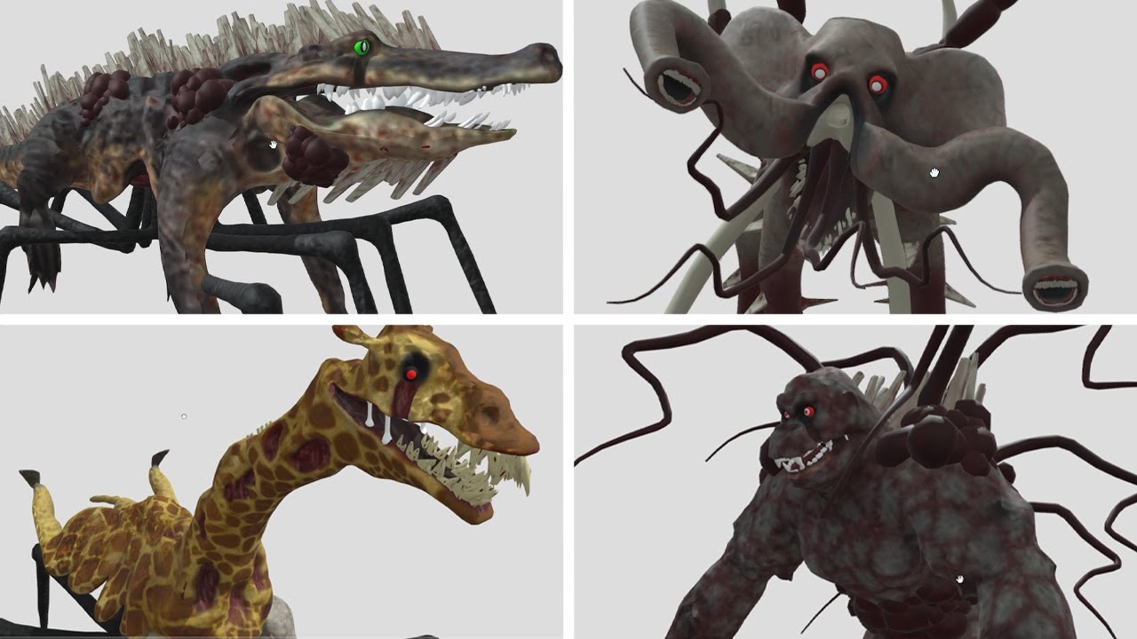 Zoochosis - ALL Animal Monsters Animation 3D Showcase - YouTube