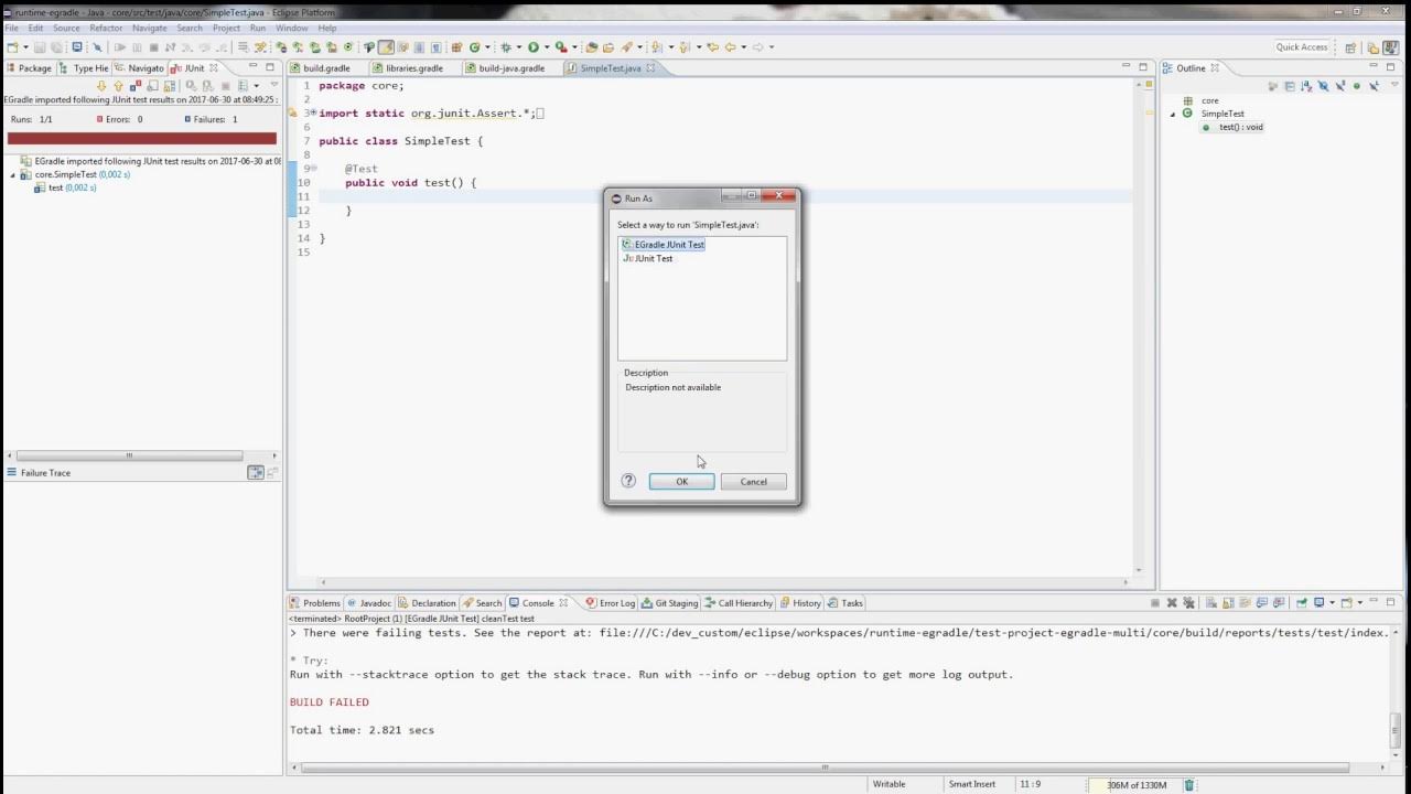 EGradle 2.0 - New project wizard (multi and single project example ...