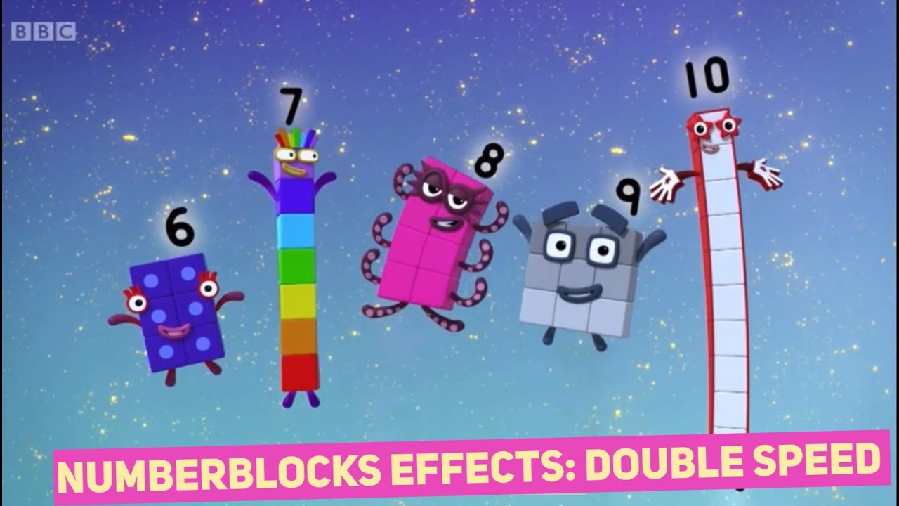 Numberblocks effects: double speed - YouTube