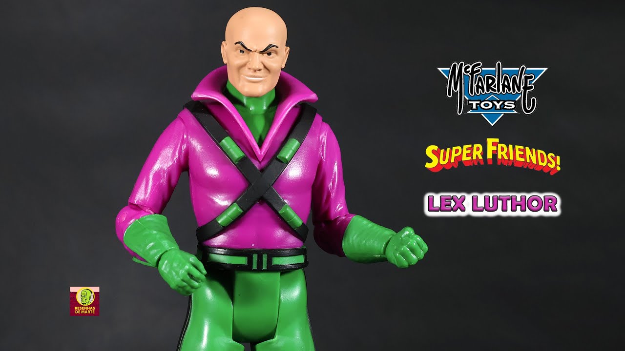 Lex Luthor DC Retro Super Friends McFarlane Toys Action Figure Review ...