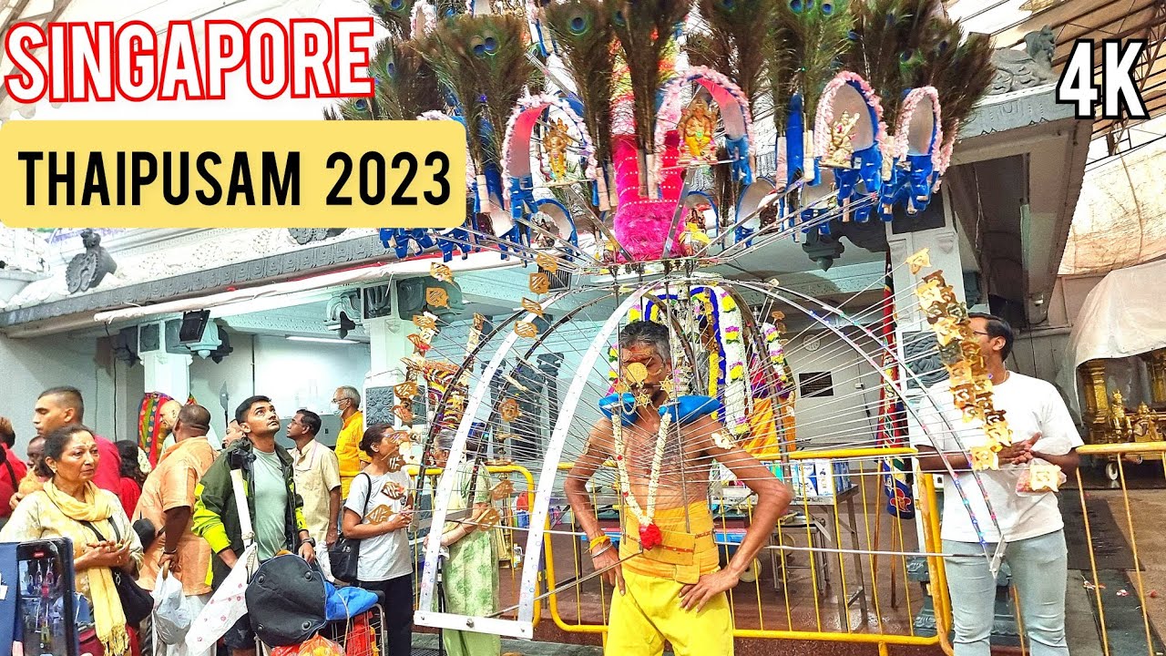 Singapore Thaipusam Kavadi | Thaipusam 2023 | Singapore Little India ...