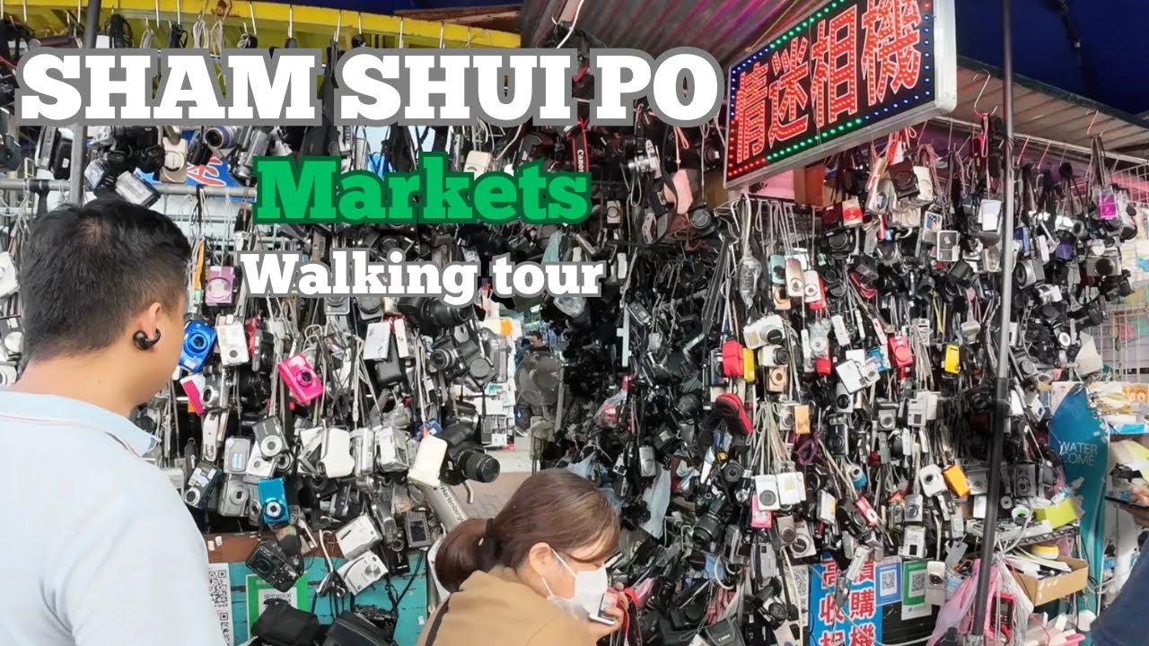 Hong Kong Sham Shui Po markets walking tour. #discoverhongkong - YouTube