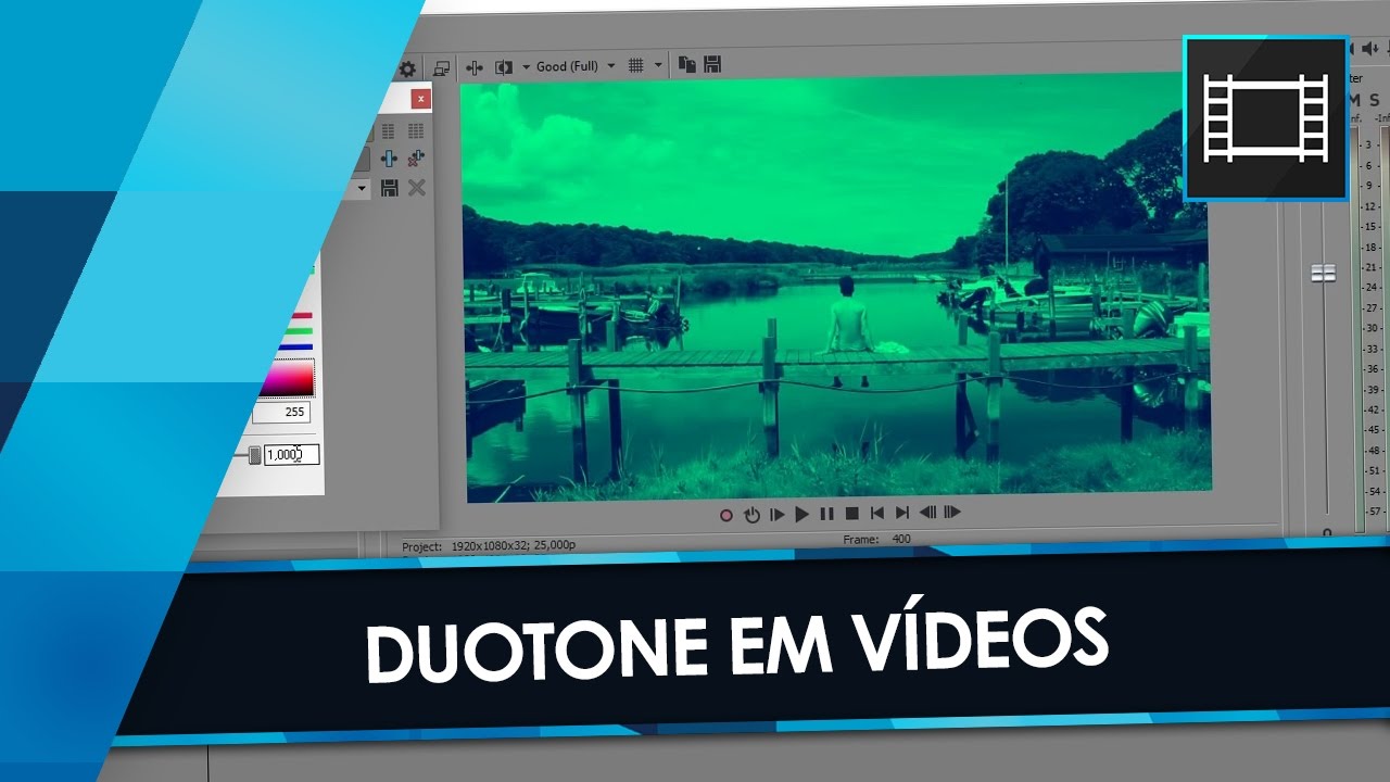 Como fazer o EFEITO DUOTONE com GRADIENT MAP em VÍDEOS no Vegas Pro 14 e anteriores - YouTube