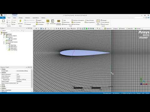 [Step 2]: Mesh - Turbulent Flow Over an Airfoil - Ansys Fluent ...