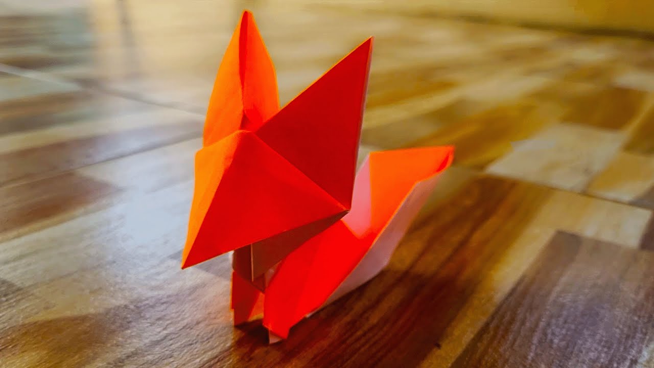 Origami Fox 3D Easy Step by Step - YouTube