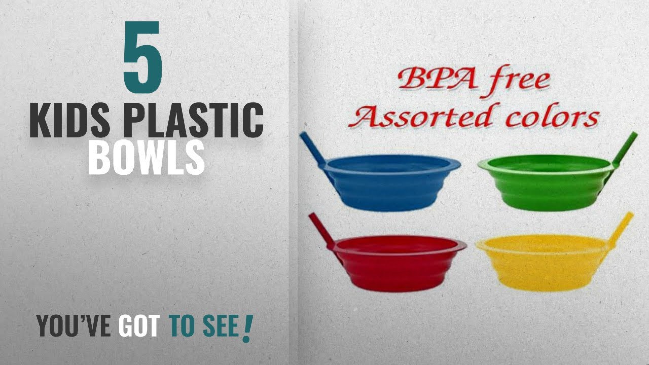 Best Kids Plastic Bowls [2018]: Green Direct Sippy-Bowl 22oz Plastic ...
