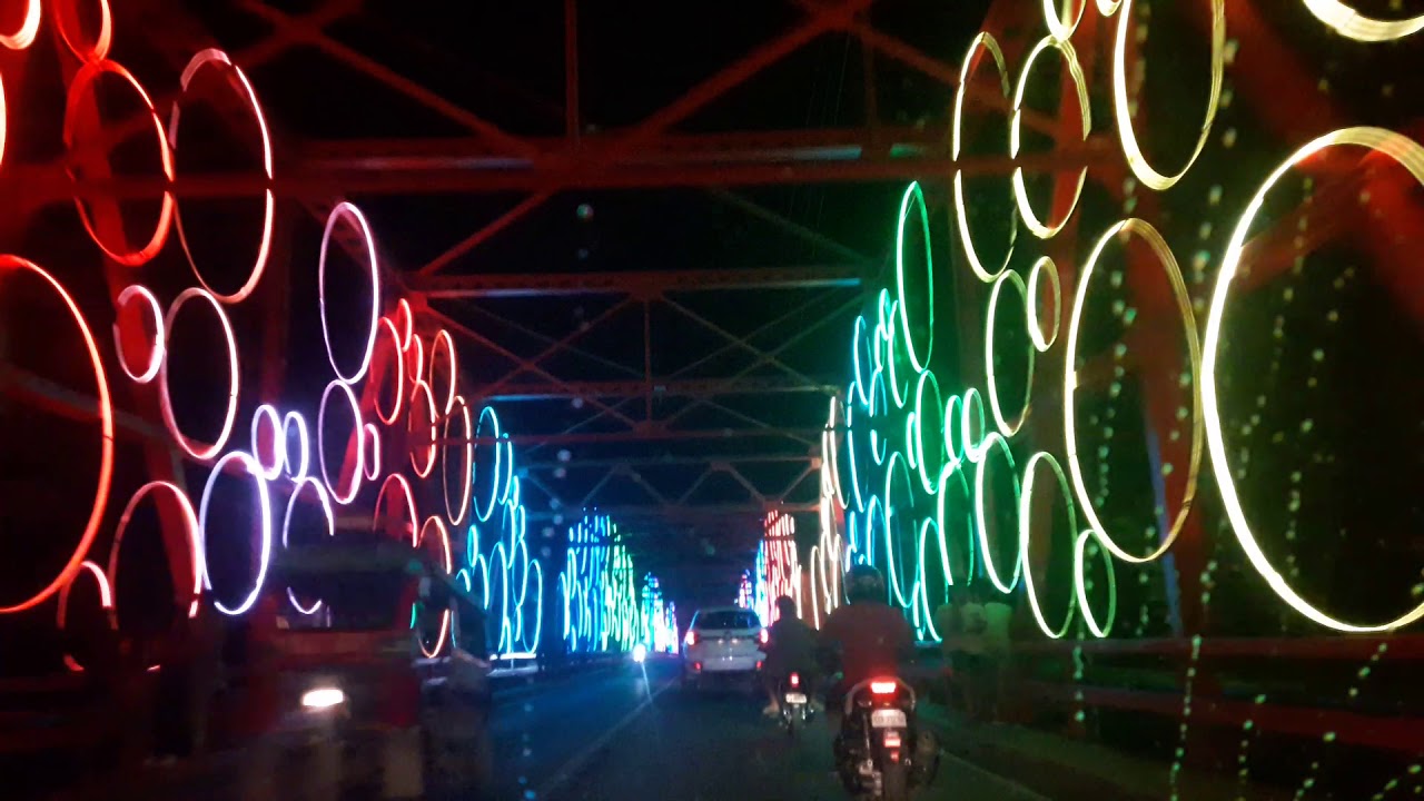 World Class Colorful Ysalina Bridge Lights in CDO. #KentotTravels - YouTube