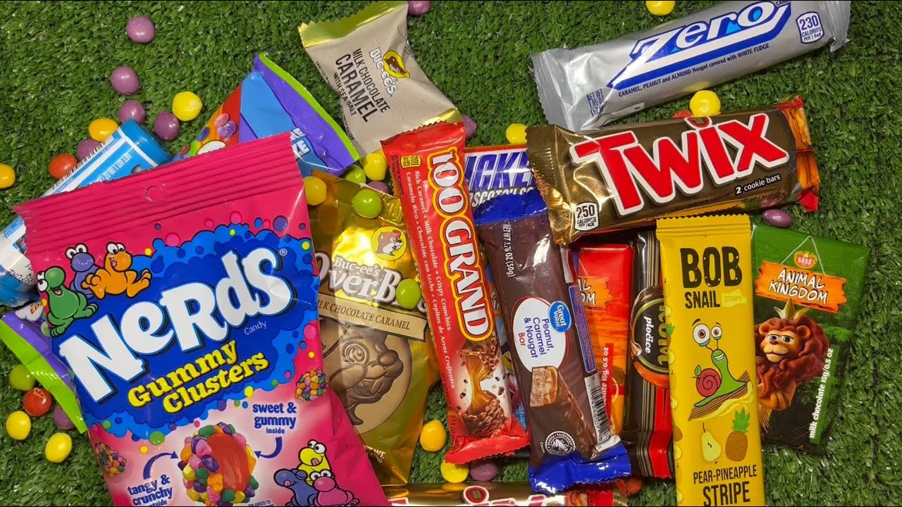 Lovely candy and chocolate ASMR | Unpacking | Candy sound | Satisfying ...
