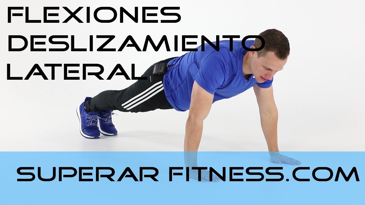 Como hacer Flexiones con Deslizamiento Lateral - Superar Fitness www ...