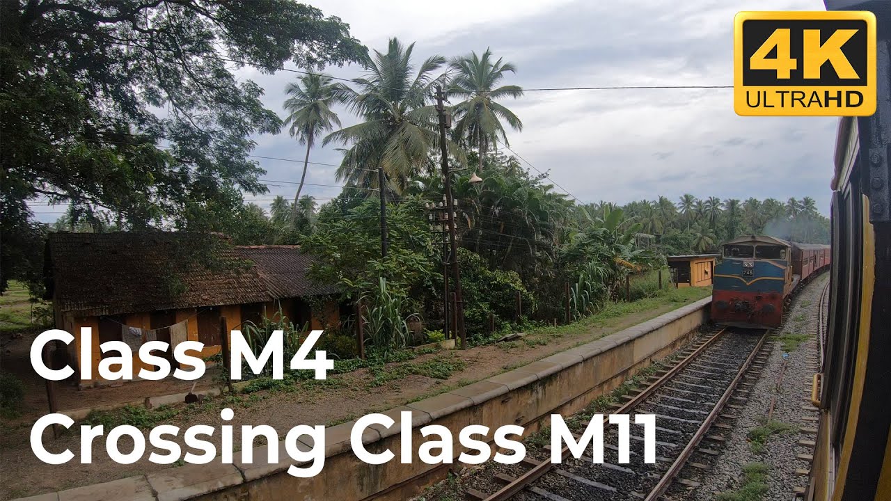 Canadian Class M4 Locomotive Crossing Indian Class M11 Locomotive in ...