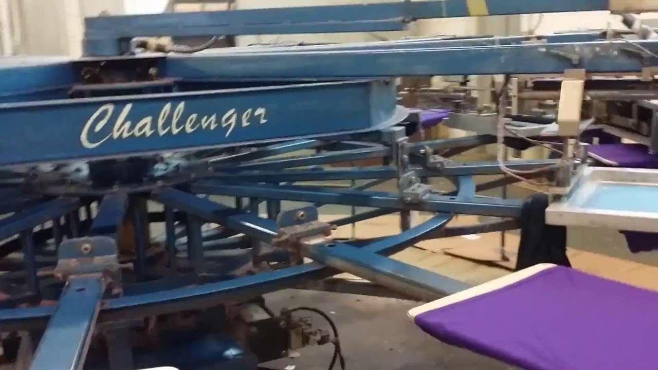Spot Color Screen Printing - YouTube