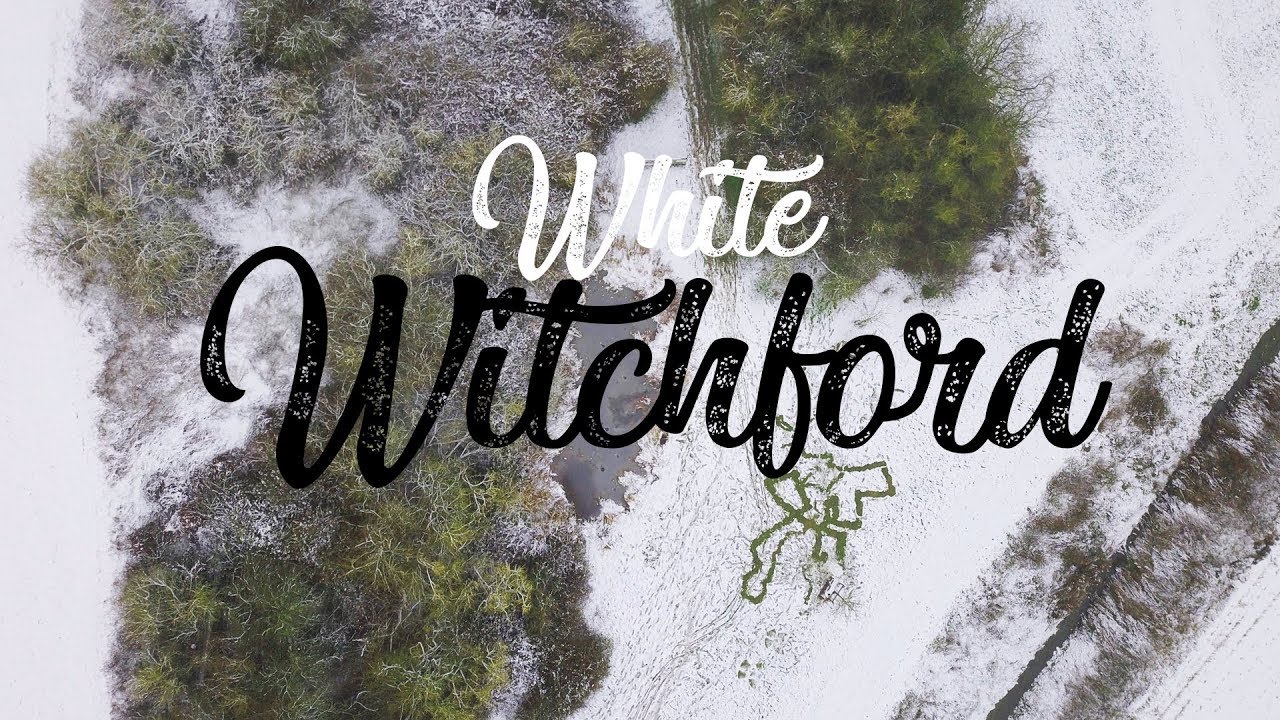 White Witchford - Rural English Village Transformed by Snow | Aerial ...