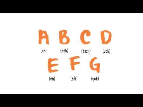 German for Beginners: Lesson 1 - Alphabet and Phonetics - YouTube