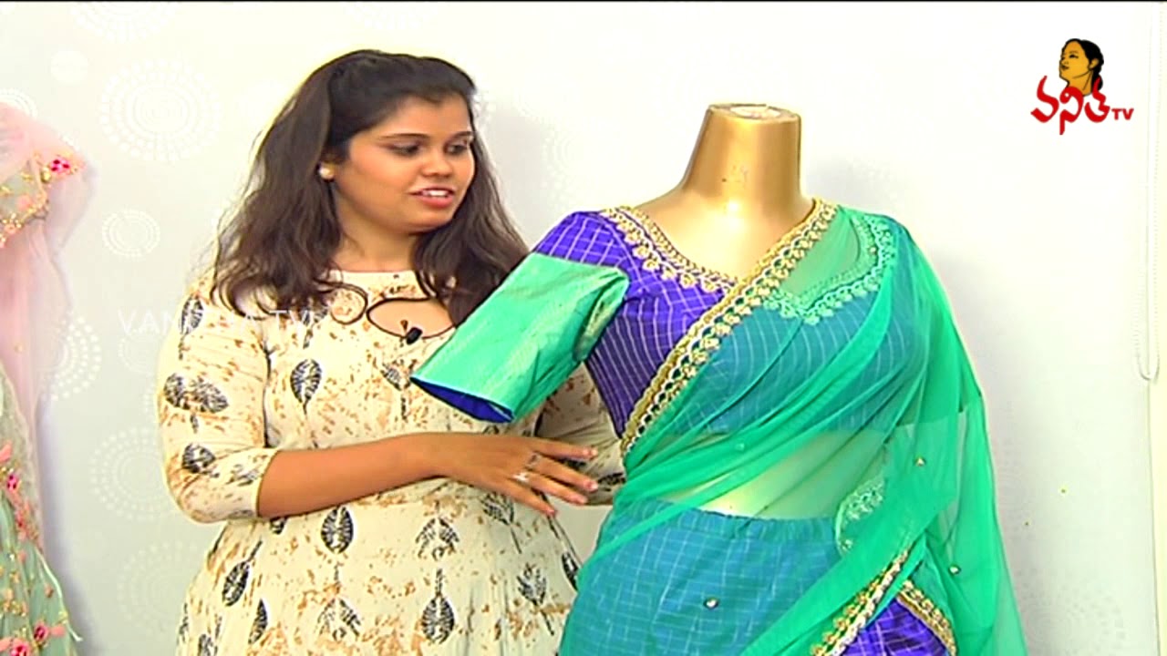Modern Collection Of Designer Half Sarees | Navya - Fashion Trends | Vanitha TV - YouTube