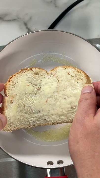 Peach Basil Grilled Cheese The Ultimate Summer Sandwitch Cheese Pull Approved Youtube