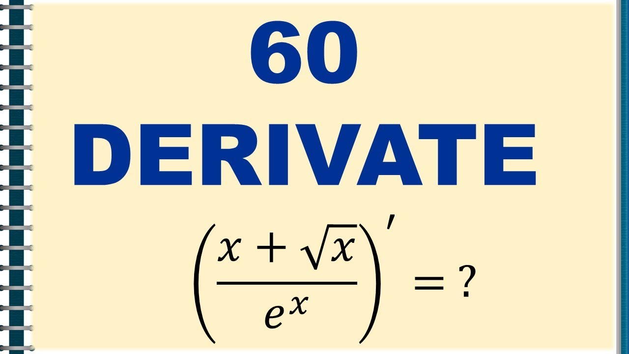 XI. 60 DERIVATE | Calculus - Derivatives | Matera.ro - YouTube