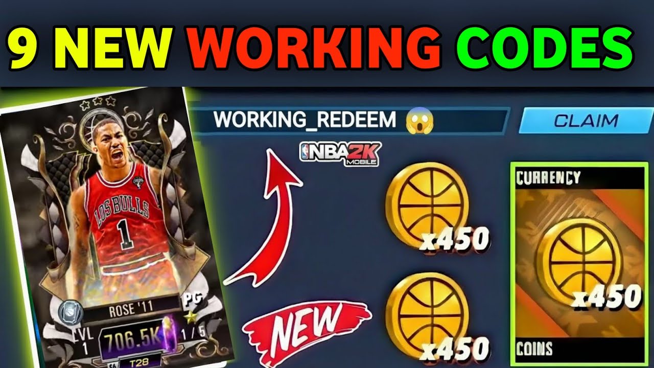 *NEW CODES* NBA 2K MOBILE CODES AUGUST 2024 - NBA 2K MOBILE REDEEM CODES 2024 - YouTube