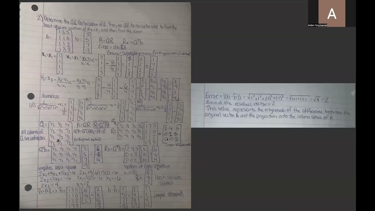 QR Factorization - YouTube