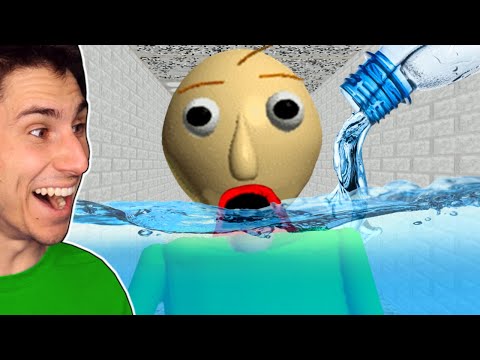 I Filled Baldi's School WITH WATER! | Baldi's Basics
