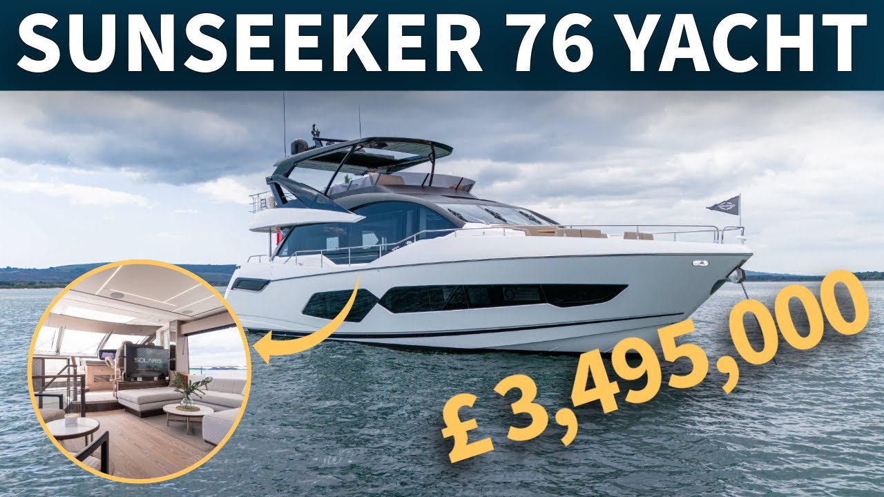 Sunseeker 76 Yacht 2022 - SOLARIS | Yacht For Sale With Sunseeker ...