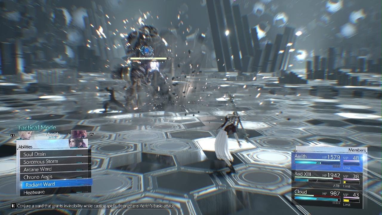 FF7 Rebirth Titan Battle - YouTube