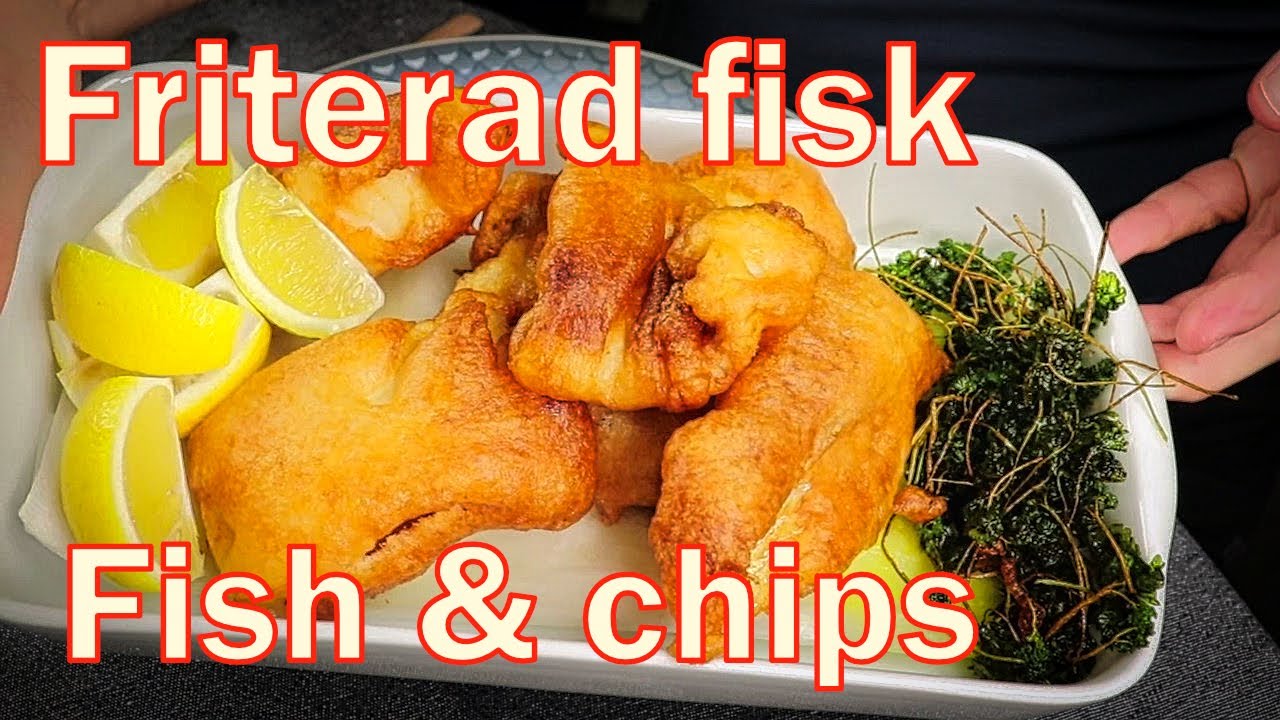 Friterad fisk - fish and chips - YouTube