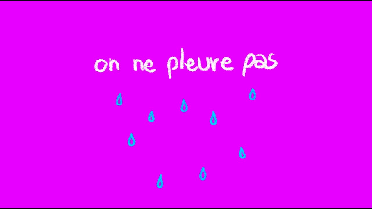 On ne pleure pas - YouTube