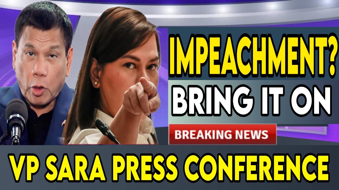 LIVE VP SARA PRESS CONFERENCE - YouTube