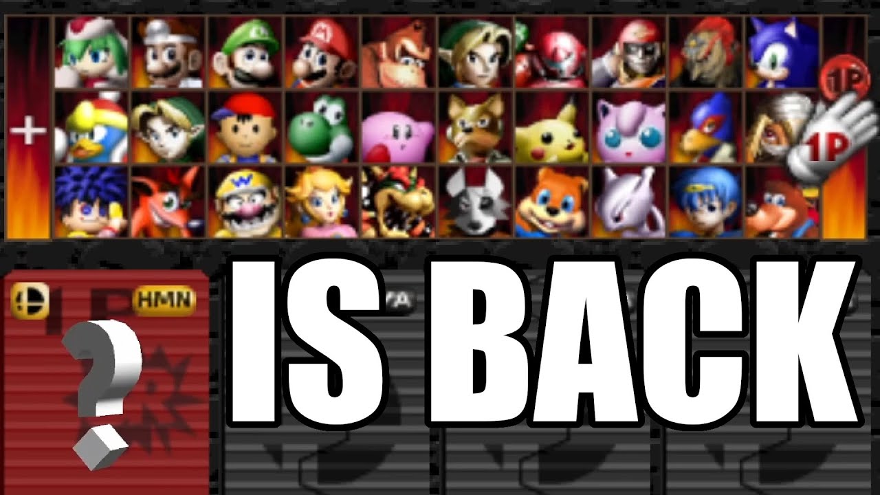 All Characters in Smash Remix Ver. 2.0.0 | Super Smash Bros. 64 mod ...