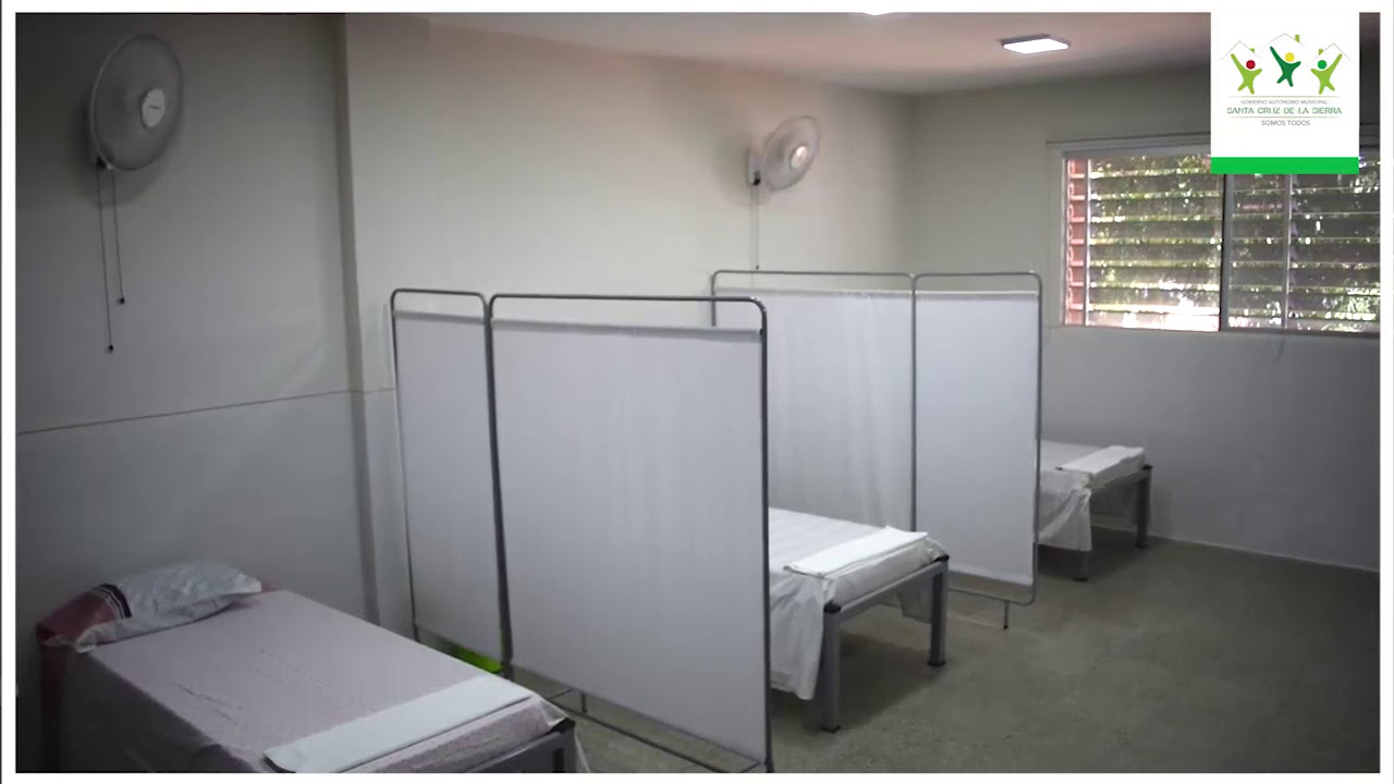 Inspección del cuarto centro de aislamiento para personas con sospecha ...