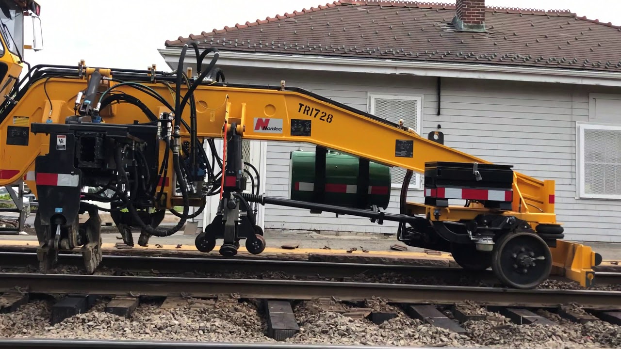 Railroad tie replacement on Fitchburg Line - Concord, Massachusetts ...
