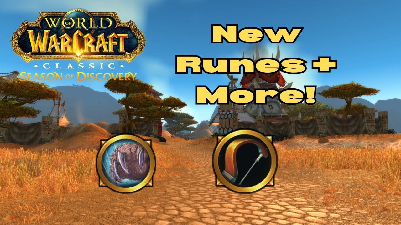 More Season of Discovery Info! New Runes + Rune Slots - YouTube