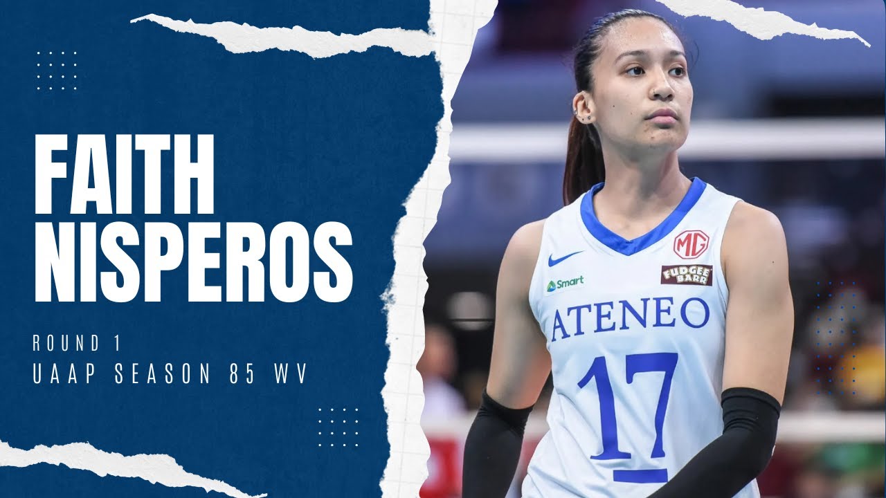 UAAP Season 85 Women's Volleyball | Round 1 | Faith Nisperos - YouTube